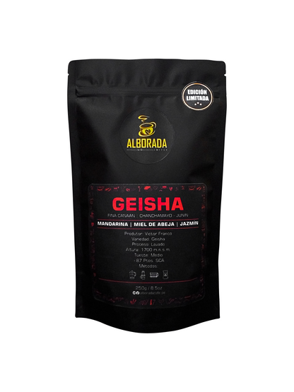 Geisha - Café de especialidad 250G – Alborada Coffee